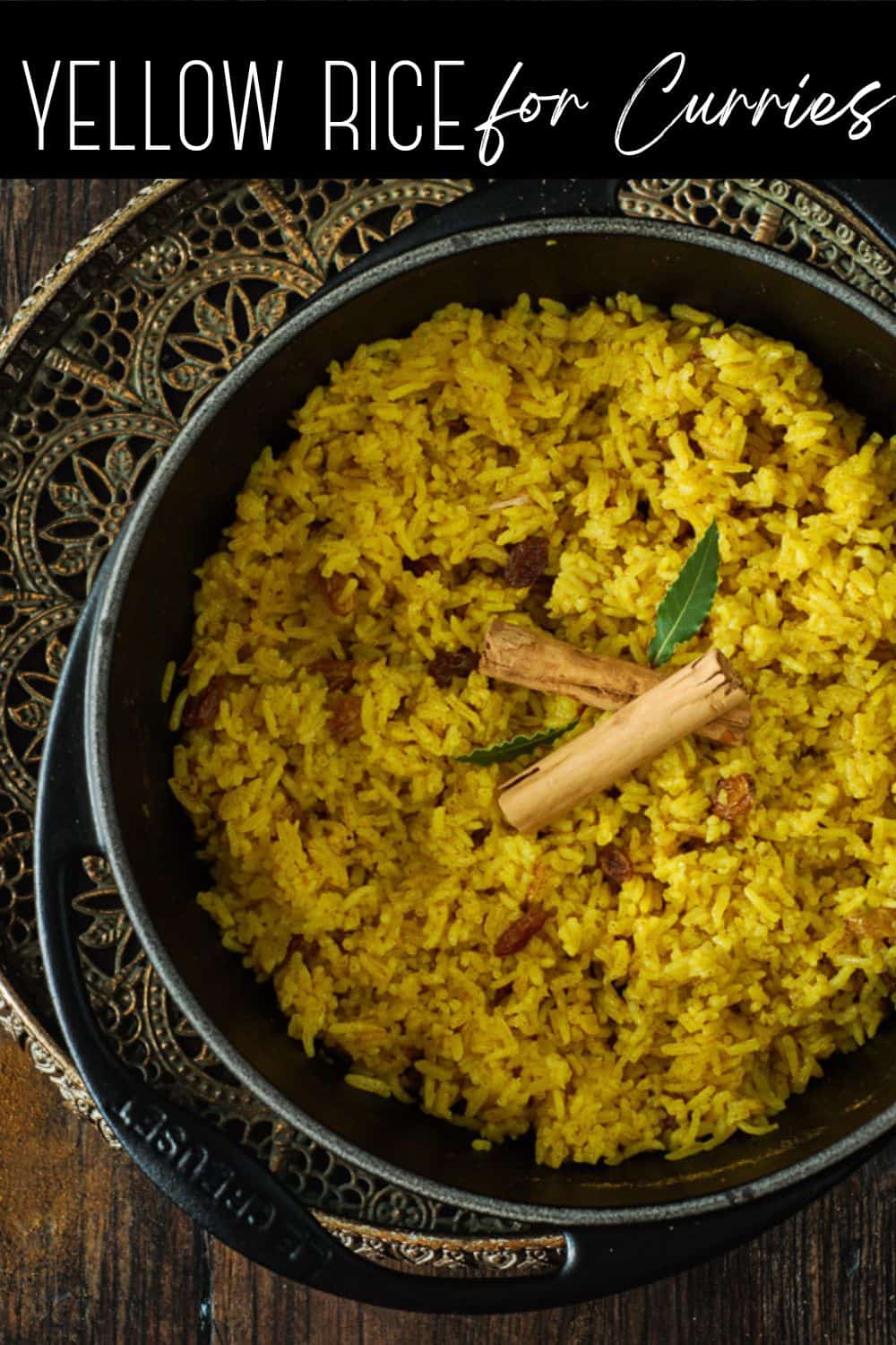 Easy homemade Basmati yellow rice - South African