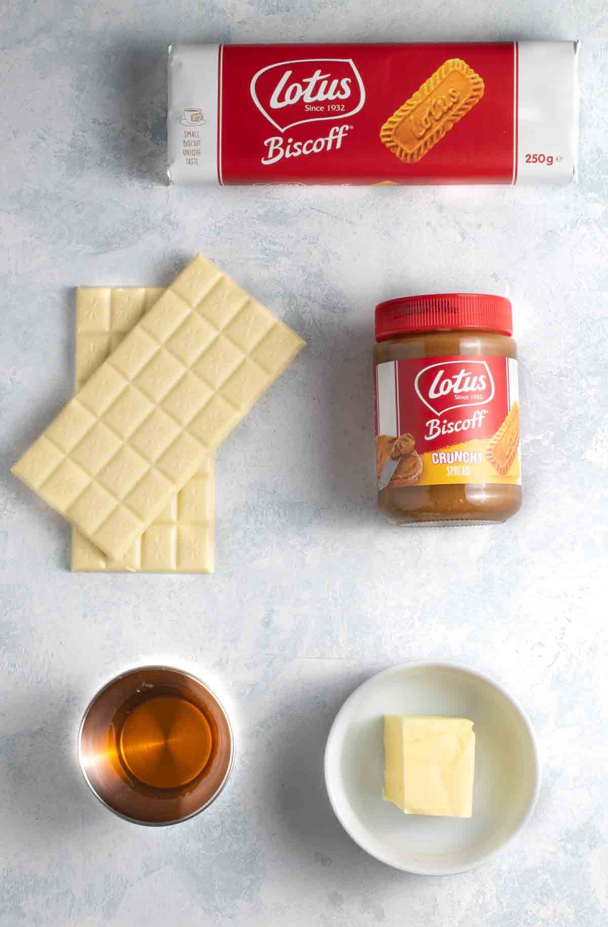 Biscoff slices (no bake)