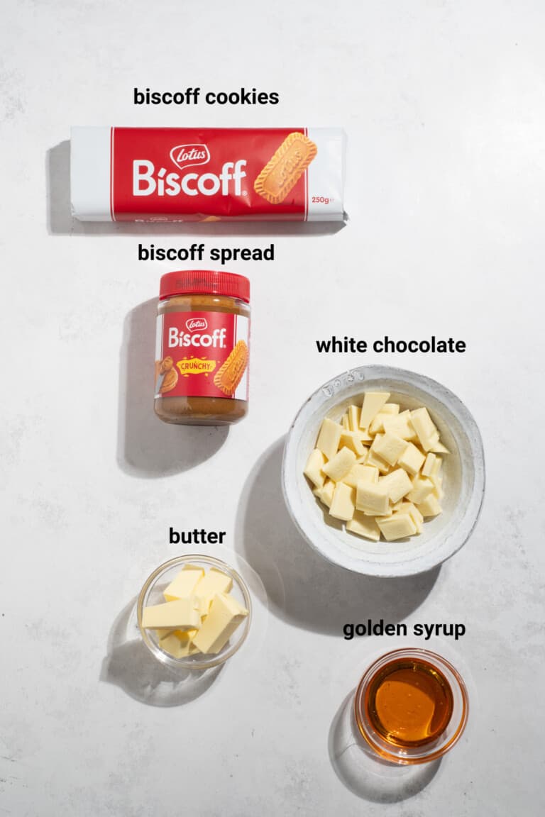 Biscoff slices (no bake)