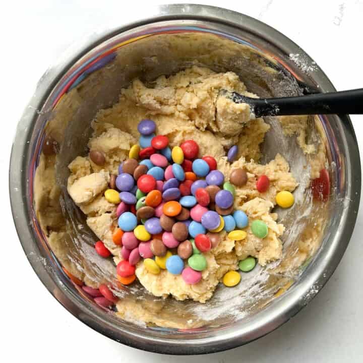 Cheerful Smartie cookies