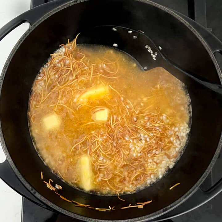 Easy Egyptian rice with vermicelli