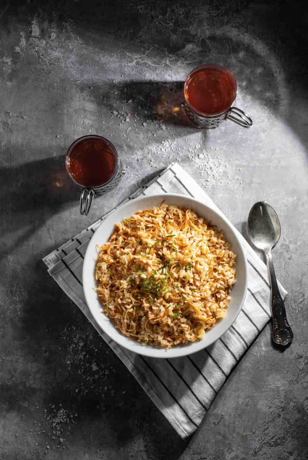 Easy Egyptian rice with vermicelli