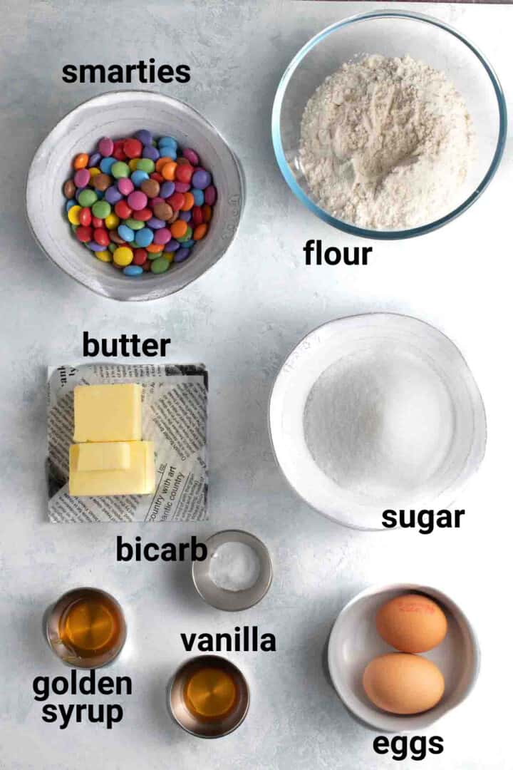 Cheerful Smartie cookies