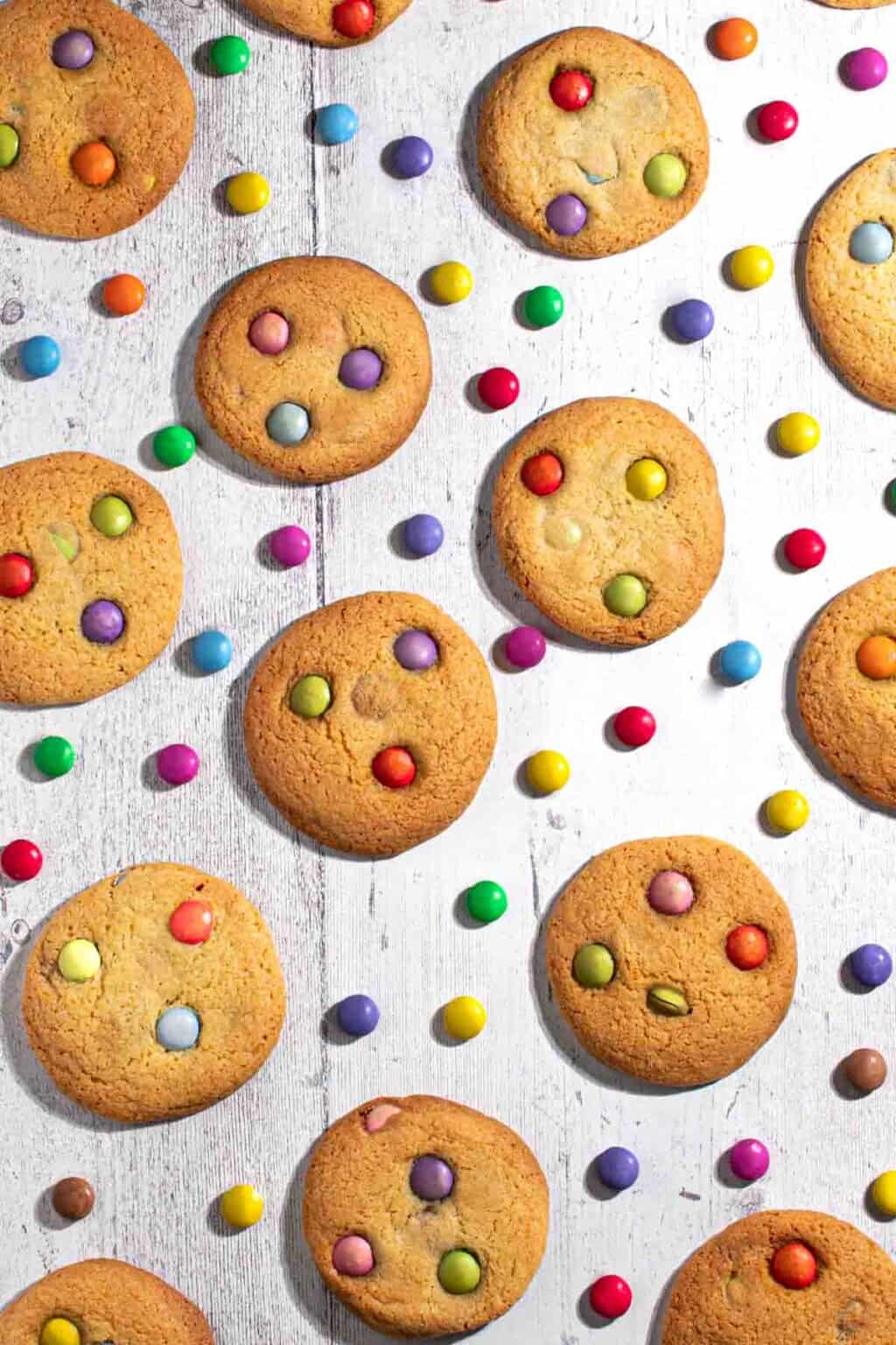 Cheerful Smartie cookies