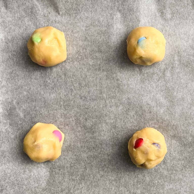 Cheerful Smartie cookies