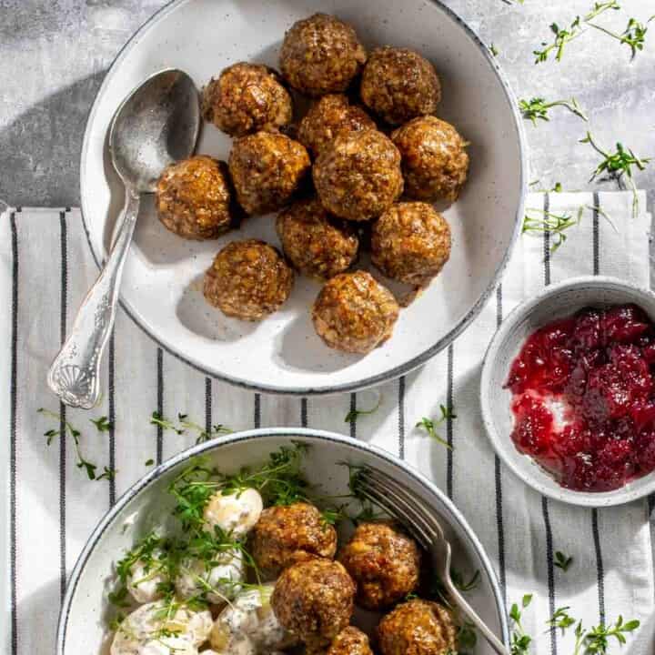 Baked meatballs - Lihapullat