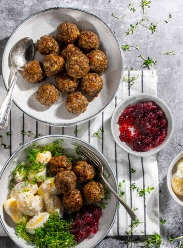 Baked meatballs - Lihapullat