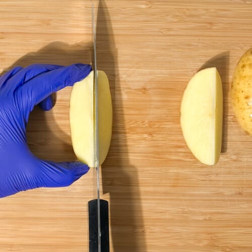 Loaded Wedges with Chorizo and Avocado Sauce