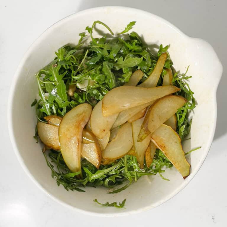 Caramelised Pear and Rocket Salad