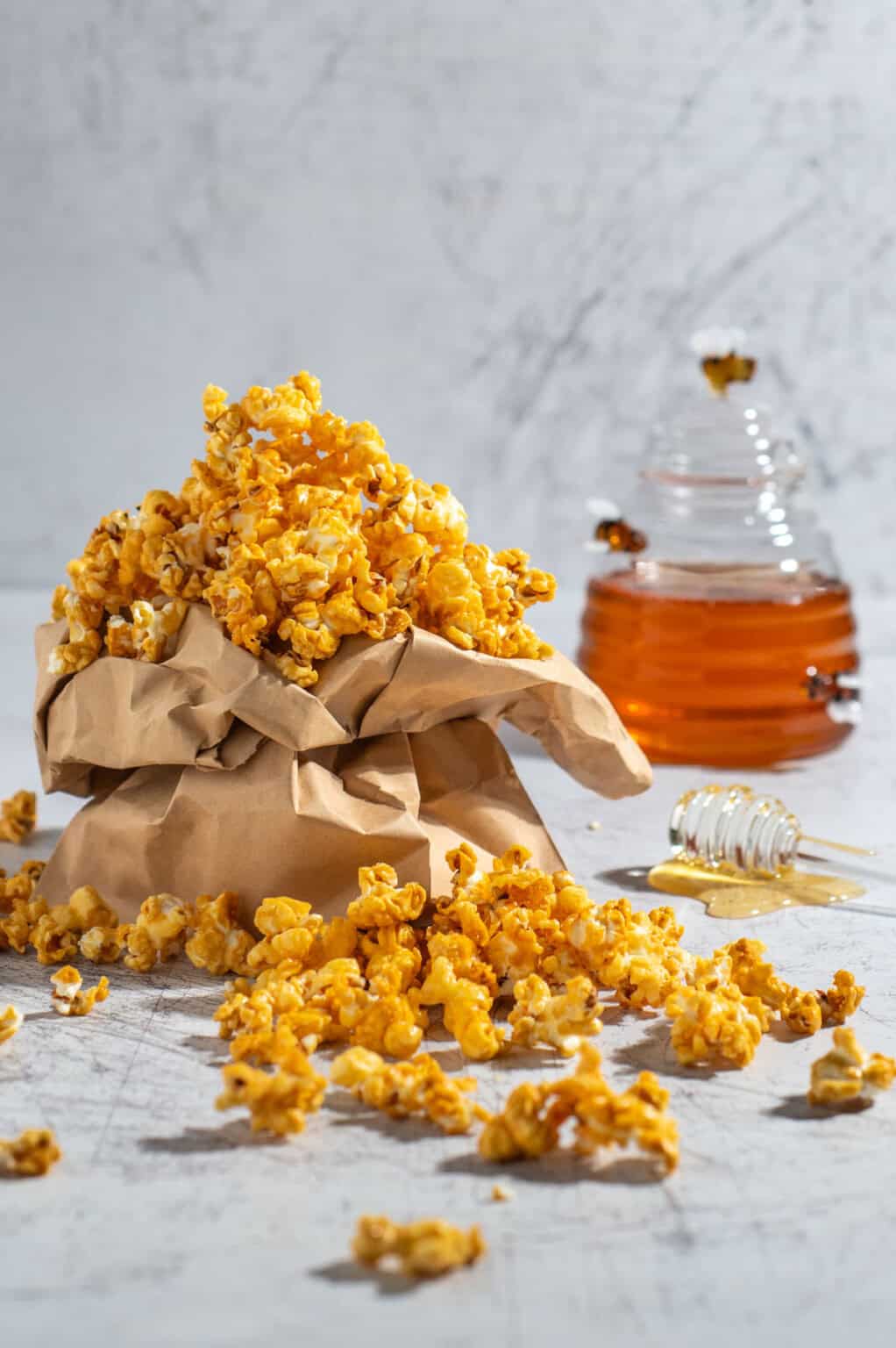 Buttery Honey Popcorn