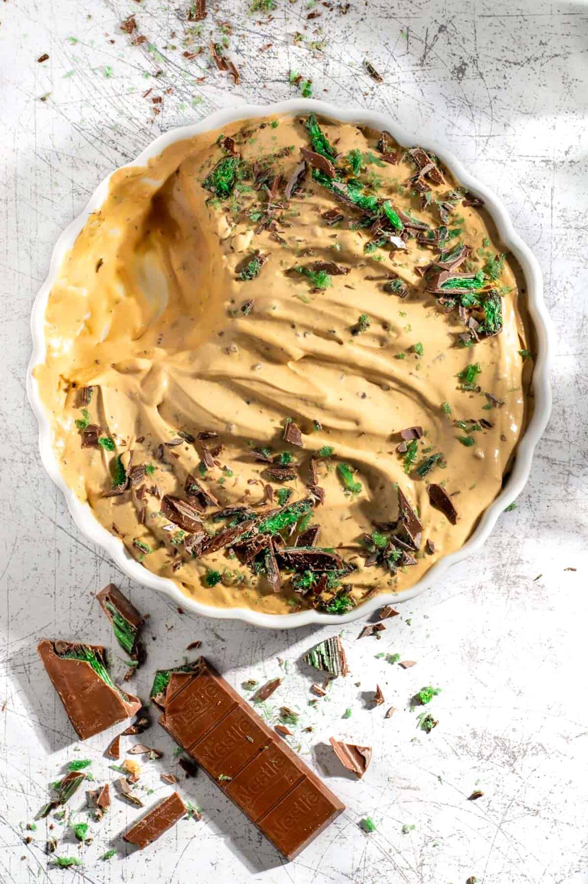 Peppermint Crisp Tart