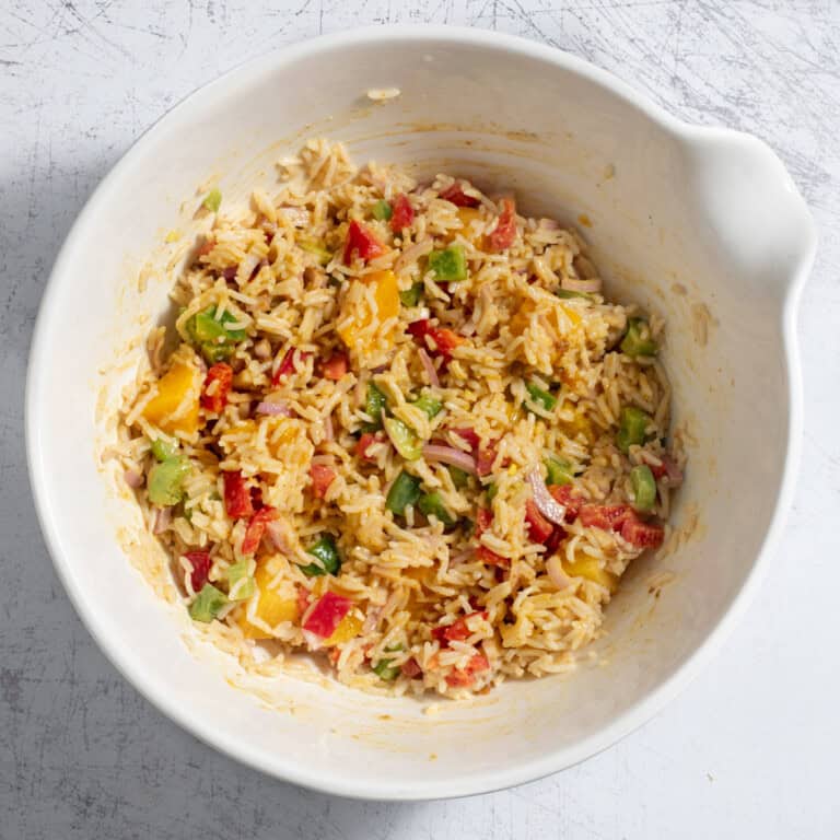 10-Minute Curry Rice Salad