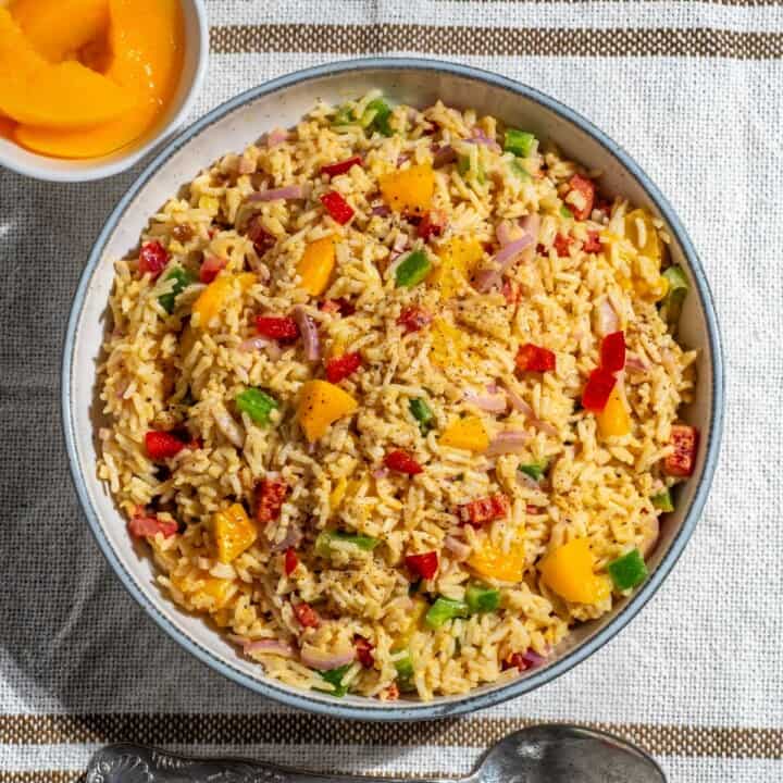10-Minute Curry Rice Salad