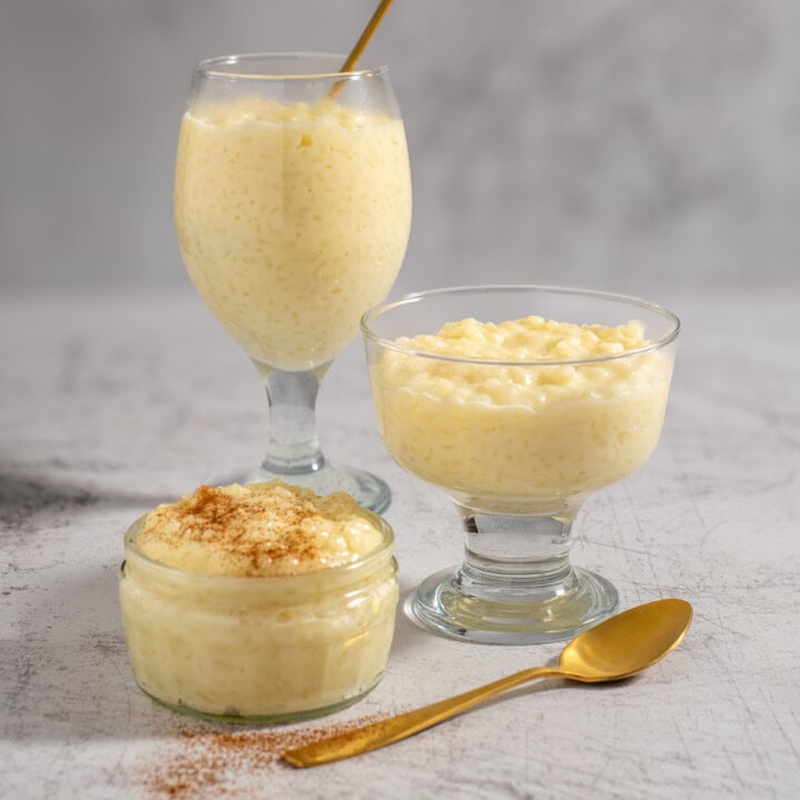 Rice Pudding with Condensed Milk - Easy, No Bake!
